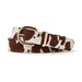 The Belmont Cowhide Belt - Smaller Print - Made in England - Etsy
