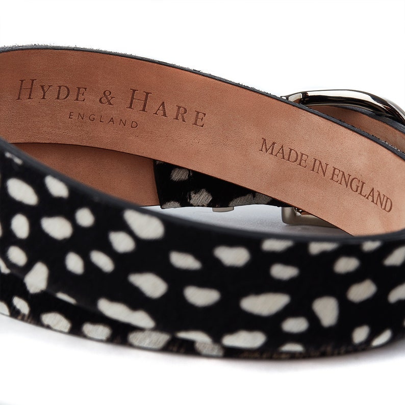 The Belmont Cowhide Belt - Etsy
