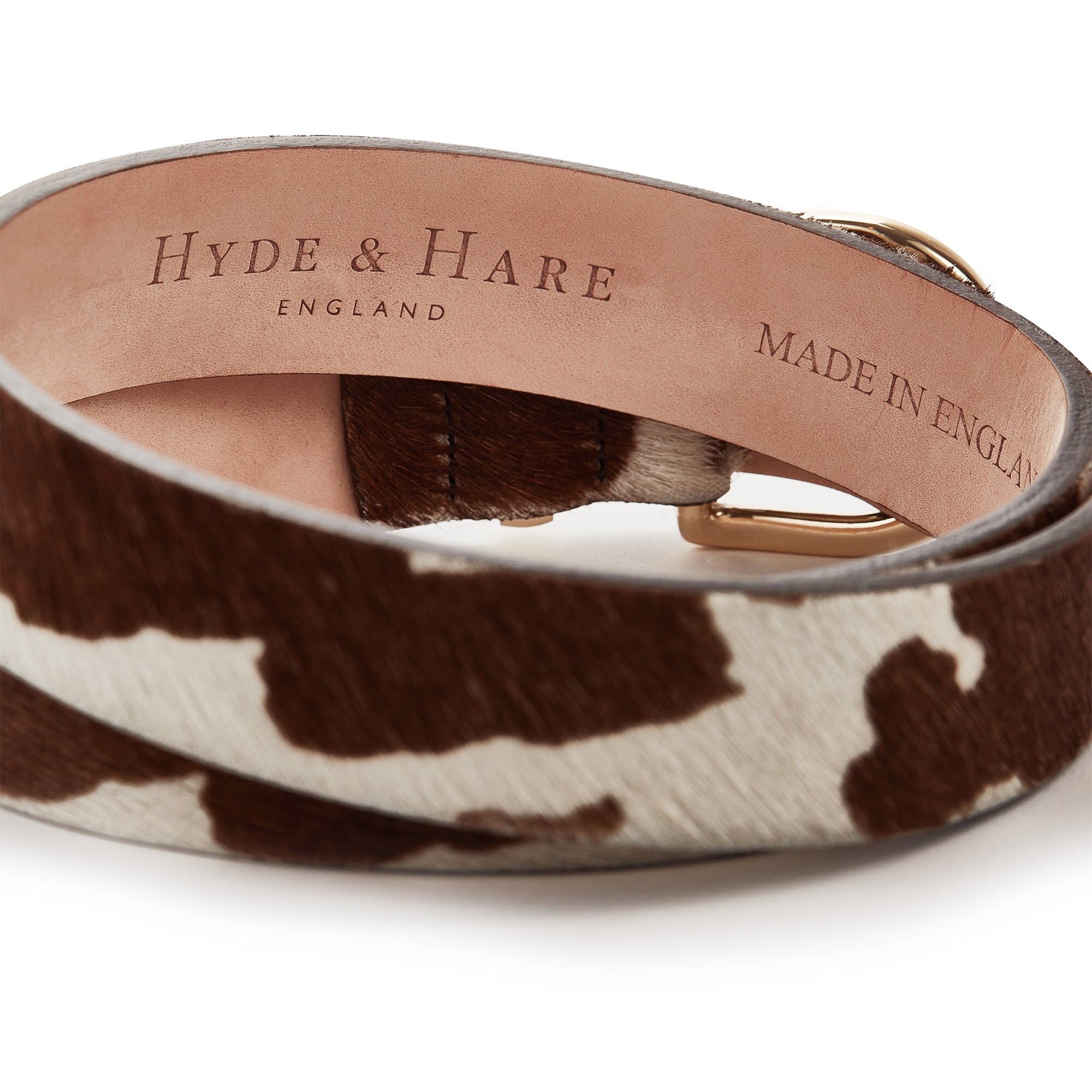 The Belmont Cowhide Belt - Etsy