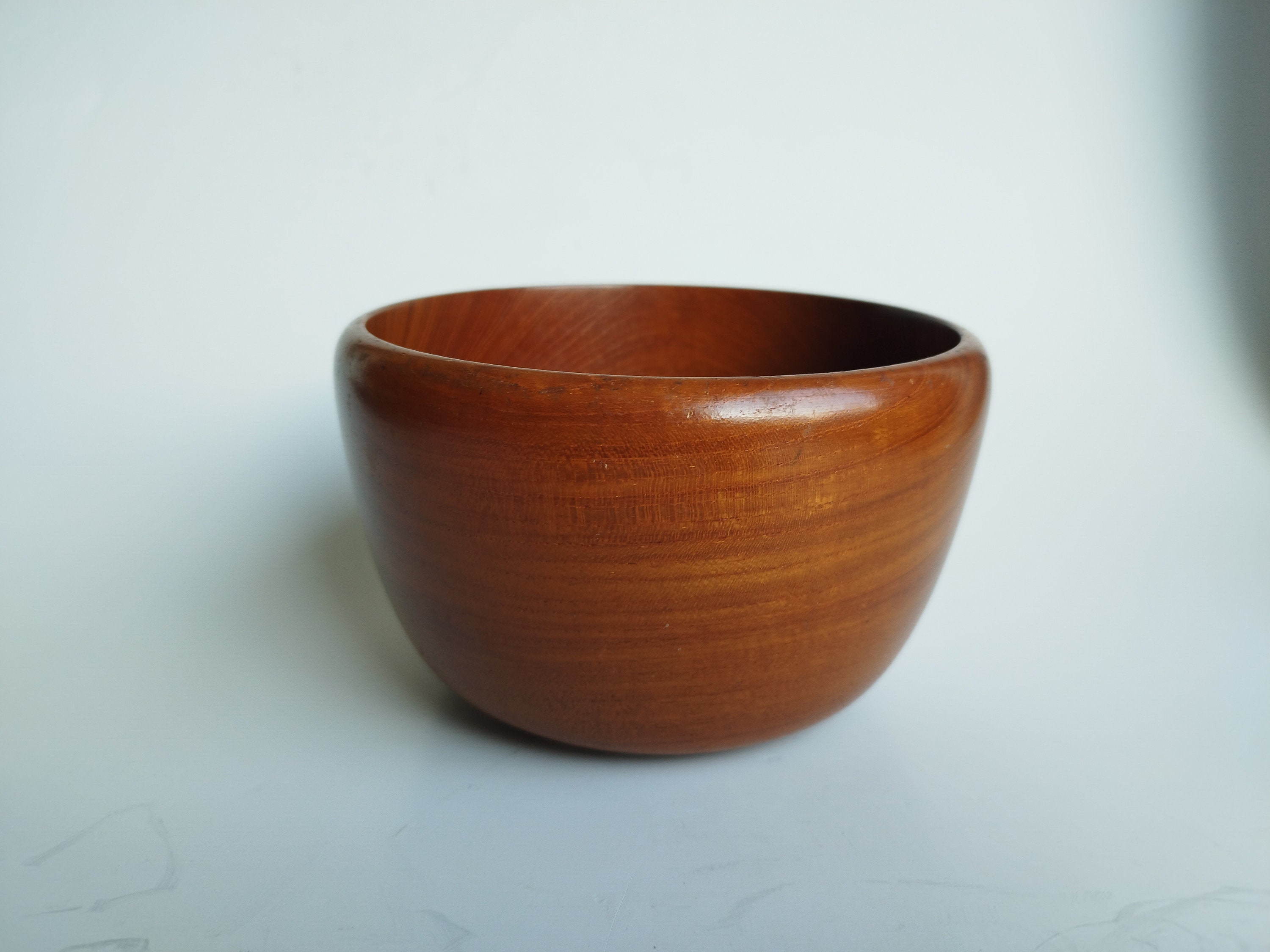 Mid-Century KARL HOLMBERG Akta Teak Made in Schweden Teakholz Schale ...