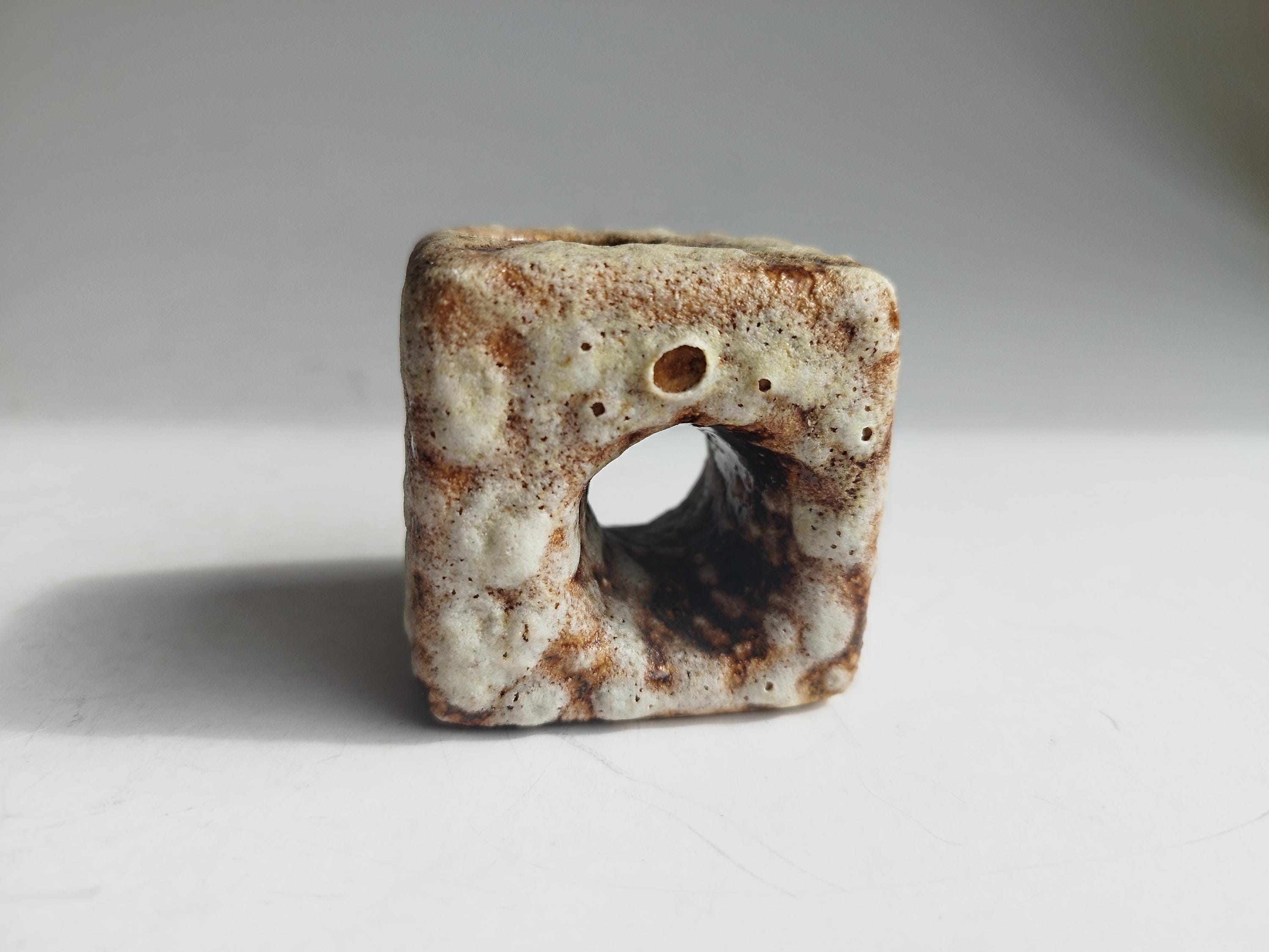 VEST KERAMIEK Vase by Marius Van Woerden, Loch / Chimney / Hole Vase ...