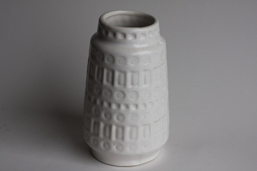 Vintage 1970s German Pottery Scheurich Inca Vase 260-18, Scheurich Inka ...