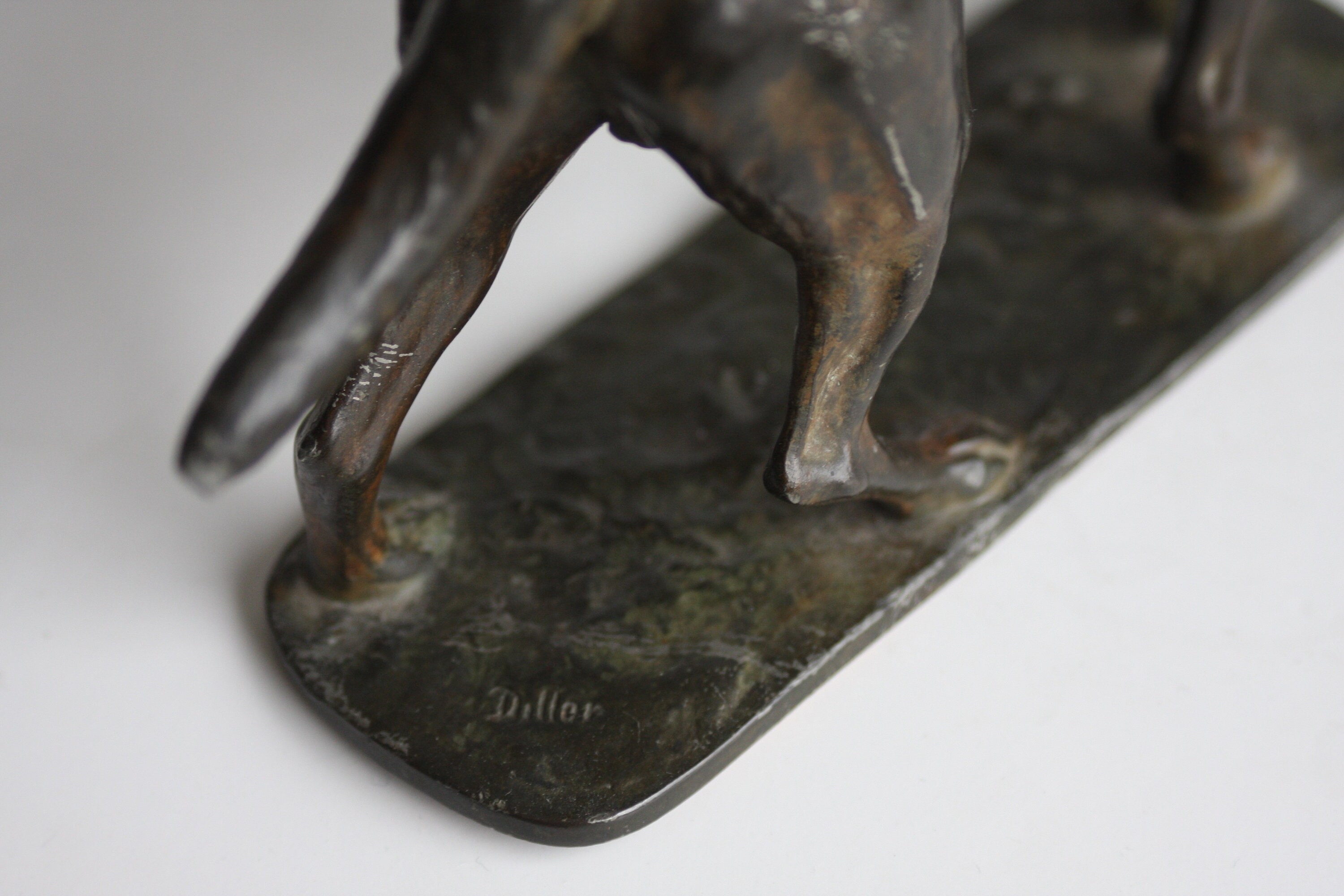 FRITZ DILLER 1875-1945 German Shepherd Dog Sculpture - Etsy