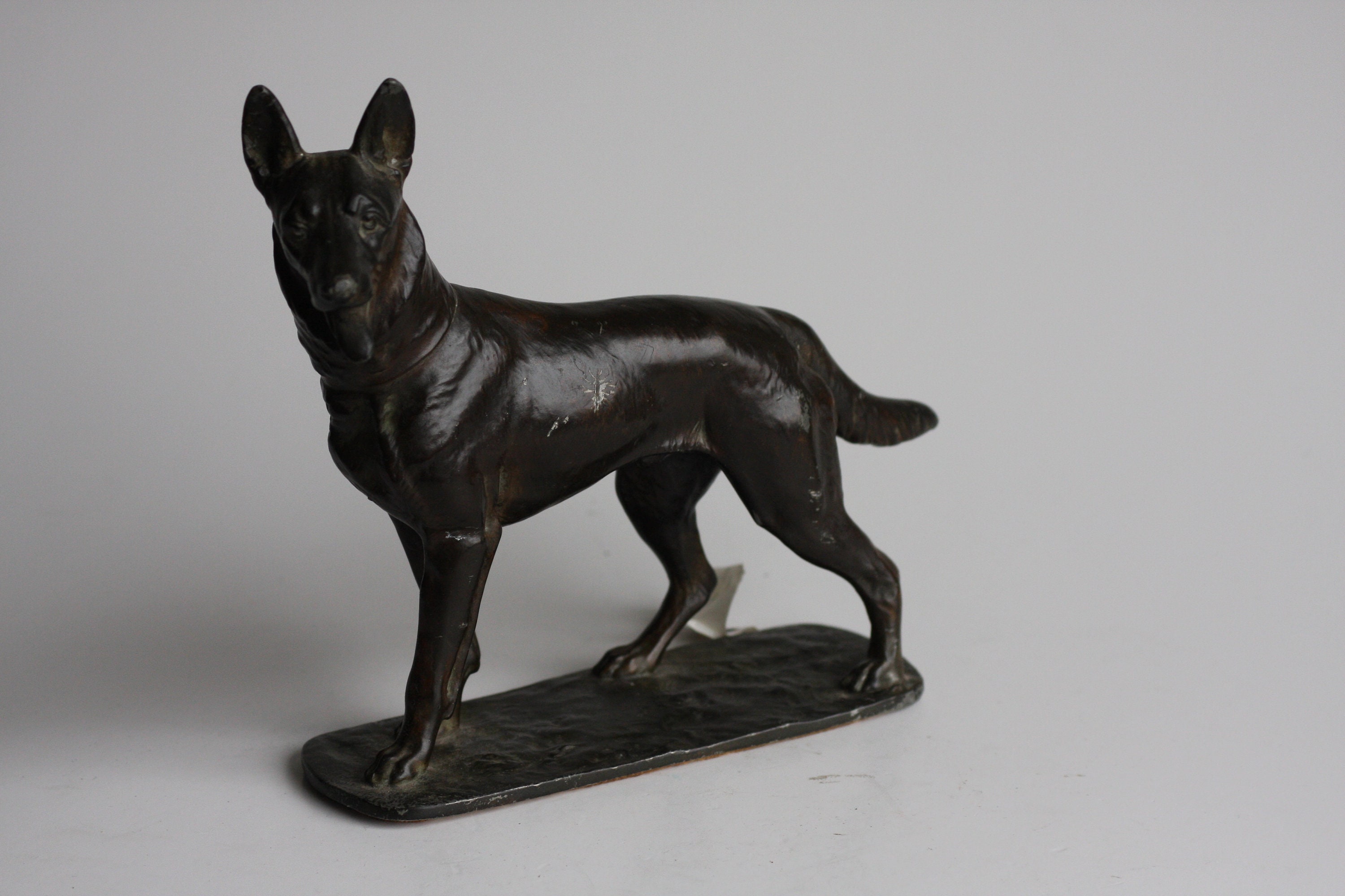 FRITZ DILLER 1875-1945 German Shepherd Dog Sculpture - Etsy