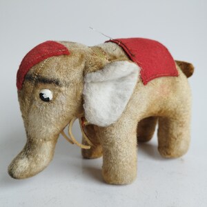 Antique Stuffed Animals German Circus Elephant, Stuffed Mohair, Steiff ...