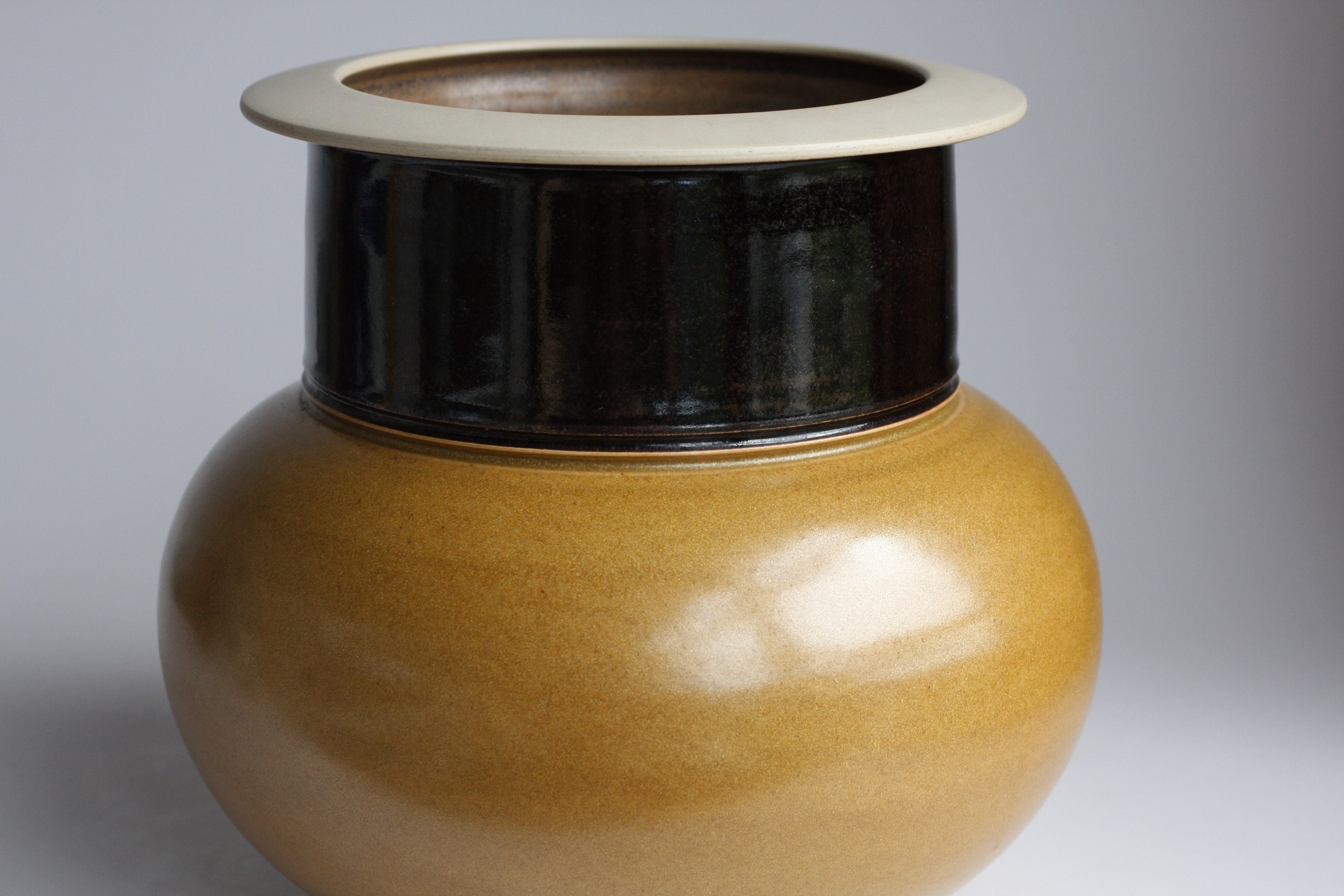 Mid Century Modern 1970s German Studio Pottery Handmade Stoneware ...