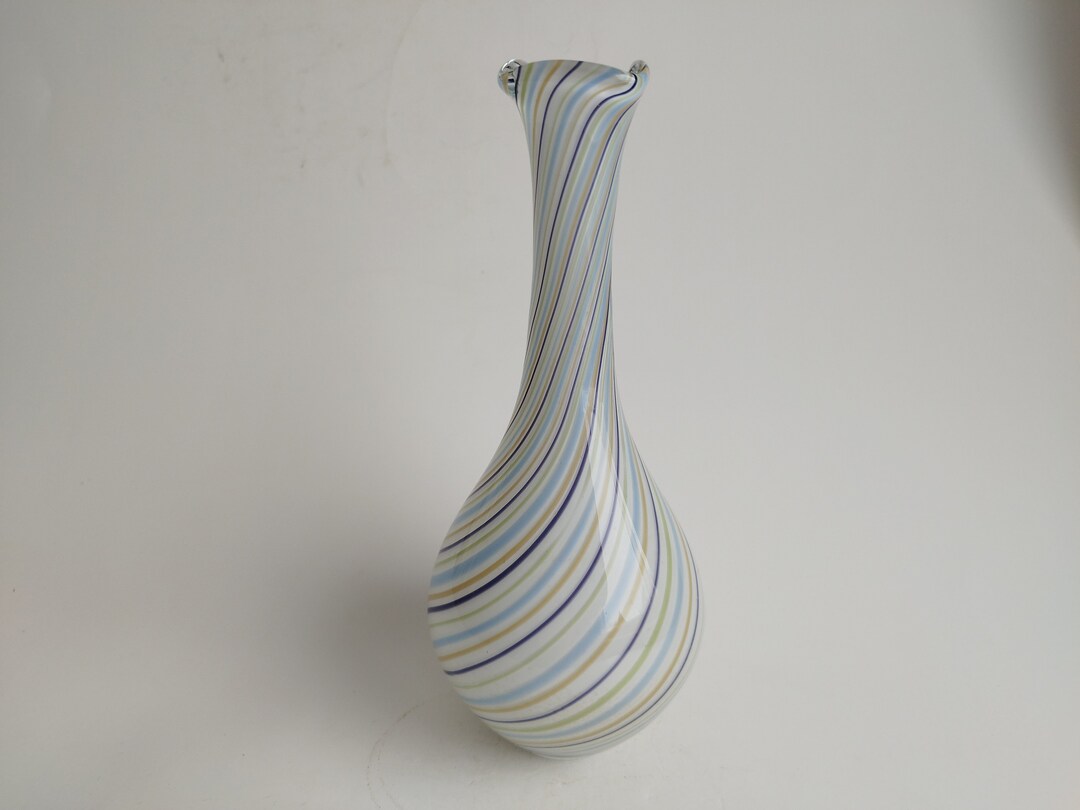 Eystein Sandnes (1927-2006) Magnor Glass Vase, Norway 1957, Mid Century ...