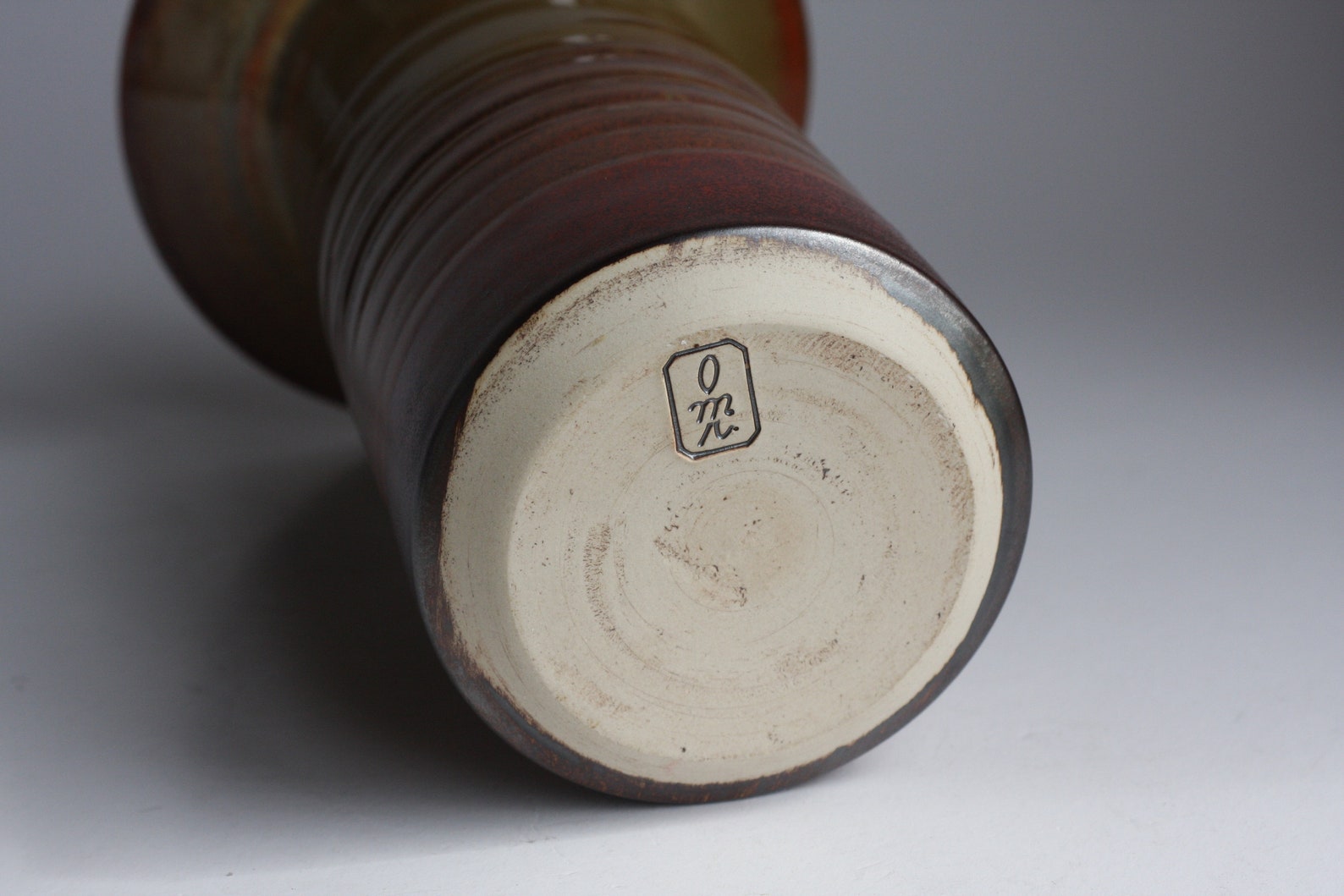Mid Century 1970s German Studio Pottery Handmade Stoneware Tall ...