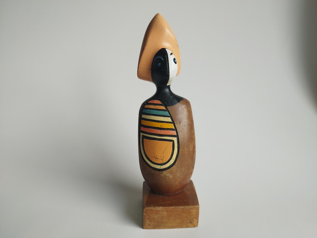Vintage Frank Coronado Teak Wood Sculpture, Handmade, Dominican Artis ...