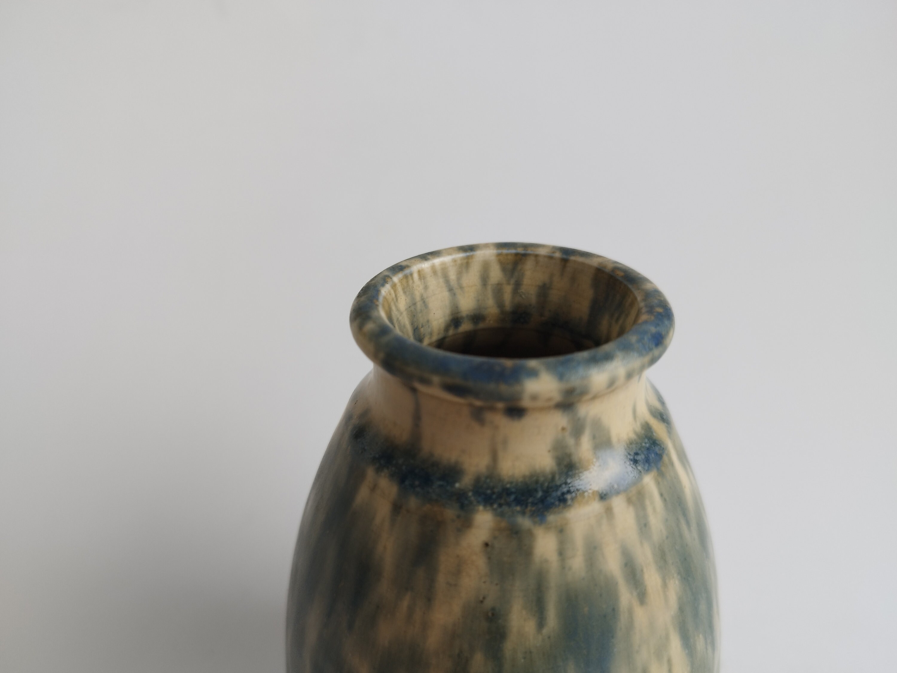 Hoganas Keramik Stoneware Handmade Vase, Vintage 1950s Swedish Pottery ...