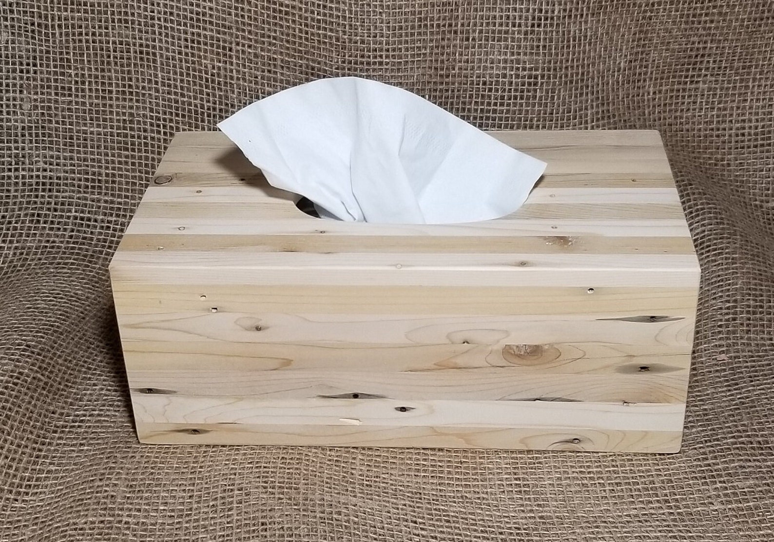 Rustic Rectangular Tissue Box Cover Tissue Box Holder | Etsy