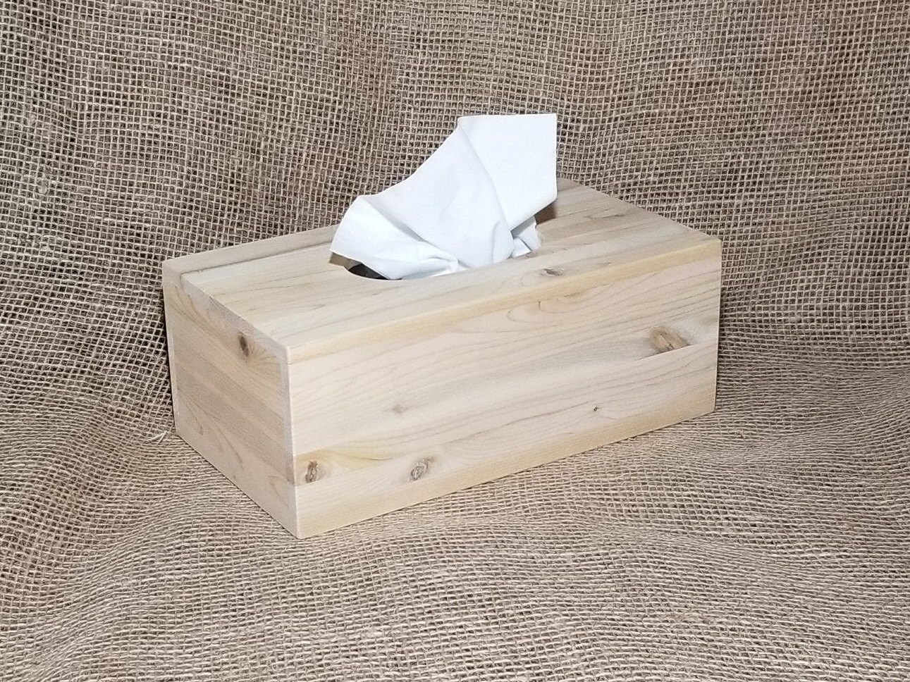 Rectangular Tissue Box Cover Tissue Box Holder Unfinished | Etsy