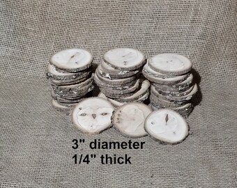 5 Oak Wood Slices 1/4 Inch Thick Oak Tree Slices - Etsy