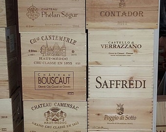 10 Wine Crate Panels Sides, Ends and Tops From Assorted Vineyards Wine ...