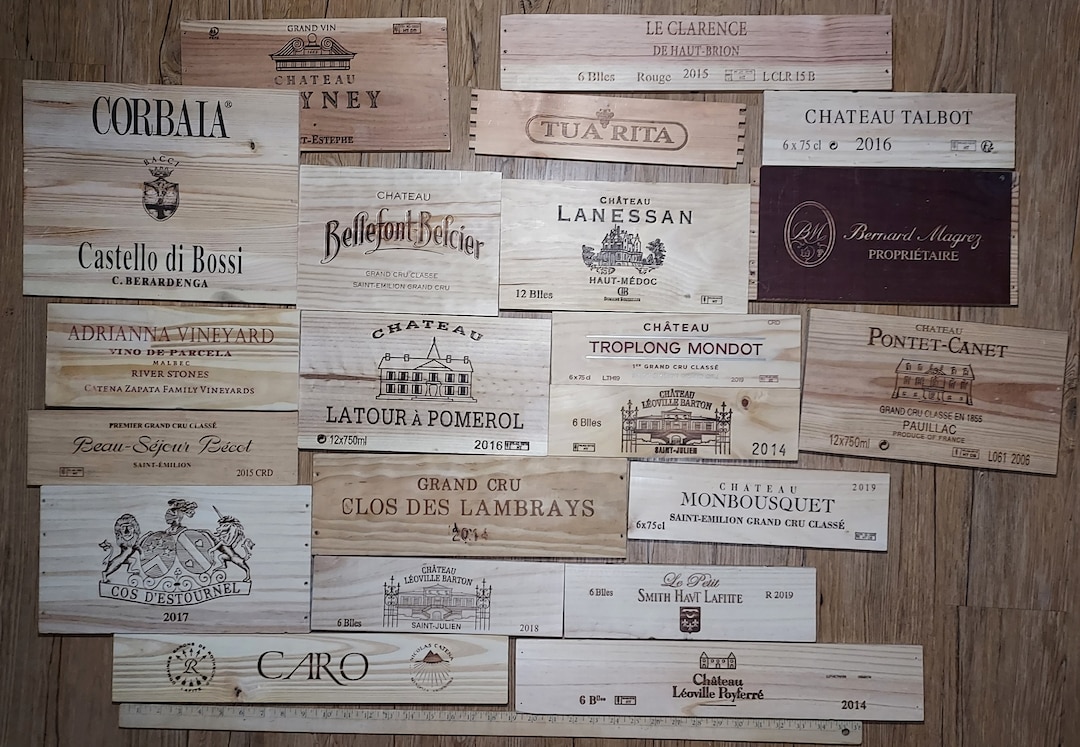 Wine Crate Panels - Various Quantities - Sides, Ends and Tops From ...