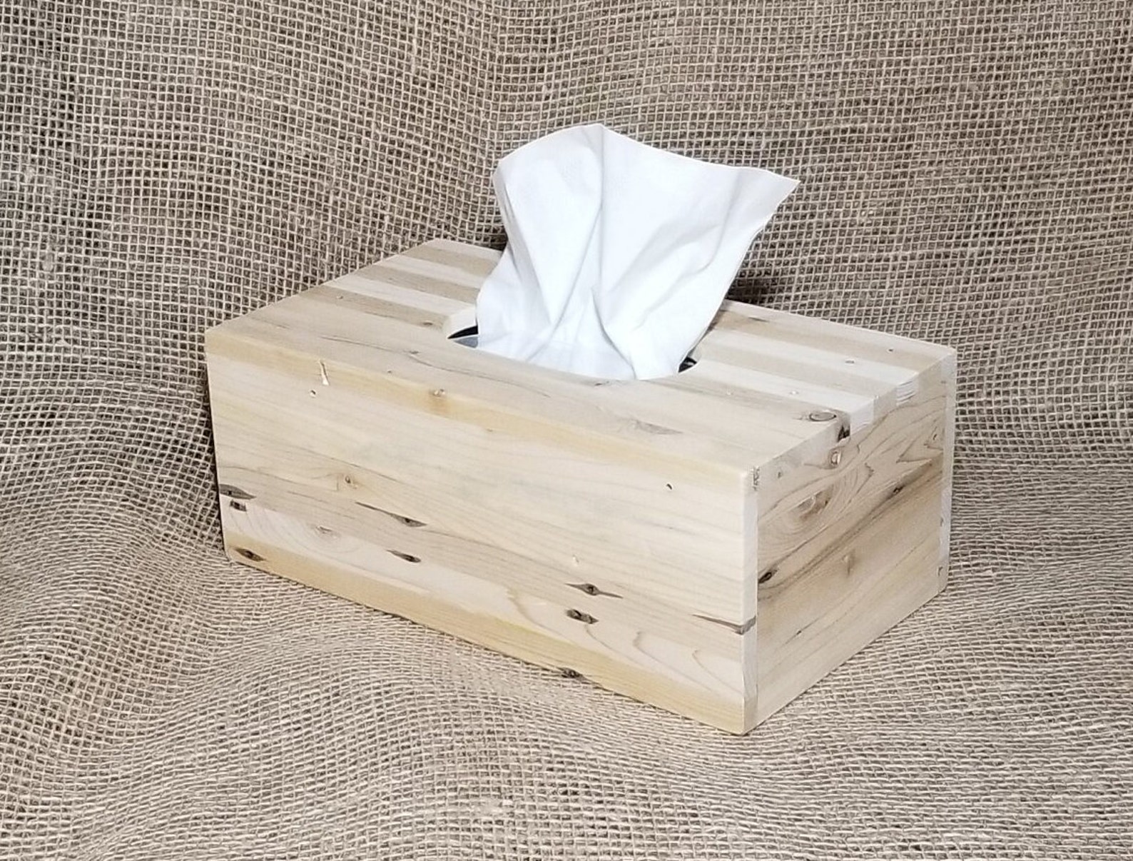 Rustic Rectangular Tissue Box Cover Tissue Box Holder | Etsy