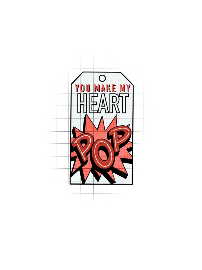 You Make My Heart Pop Printable - Etsy