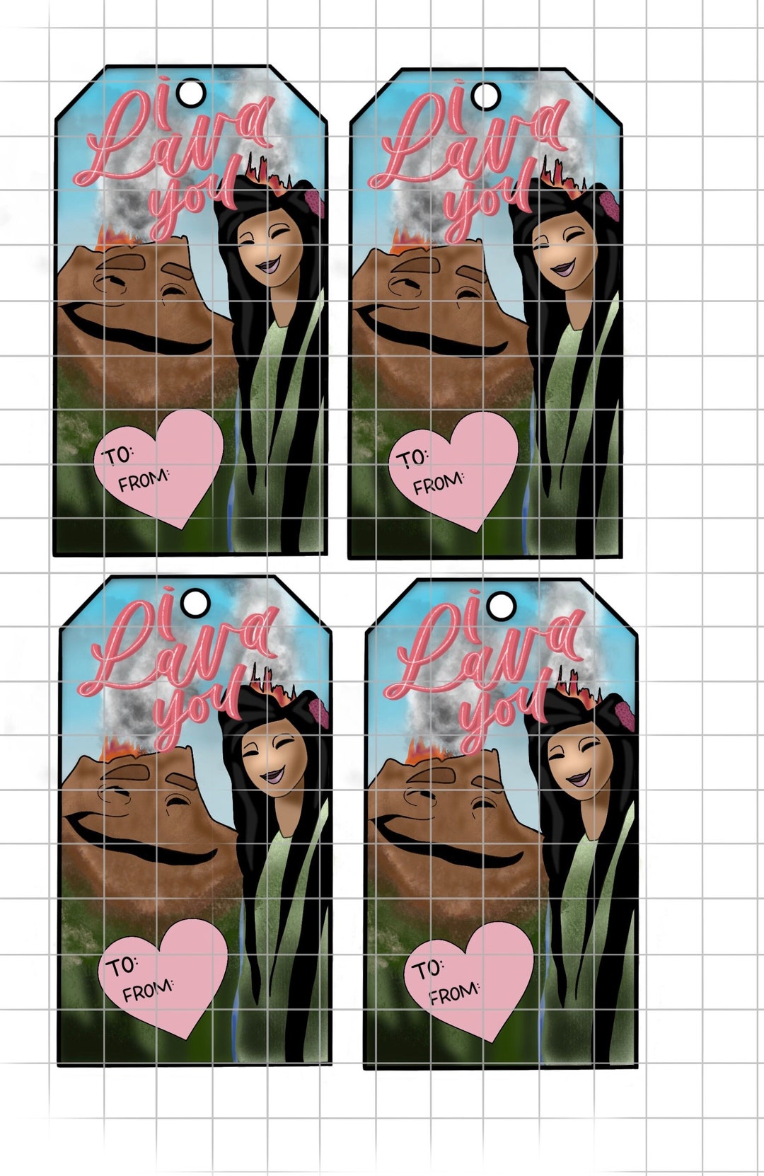 I Lava You Pritnable Valentines - Etsy