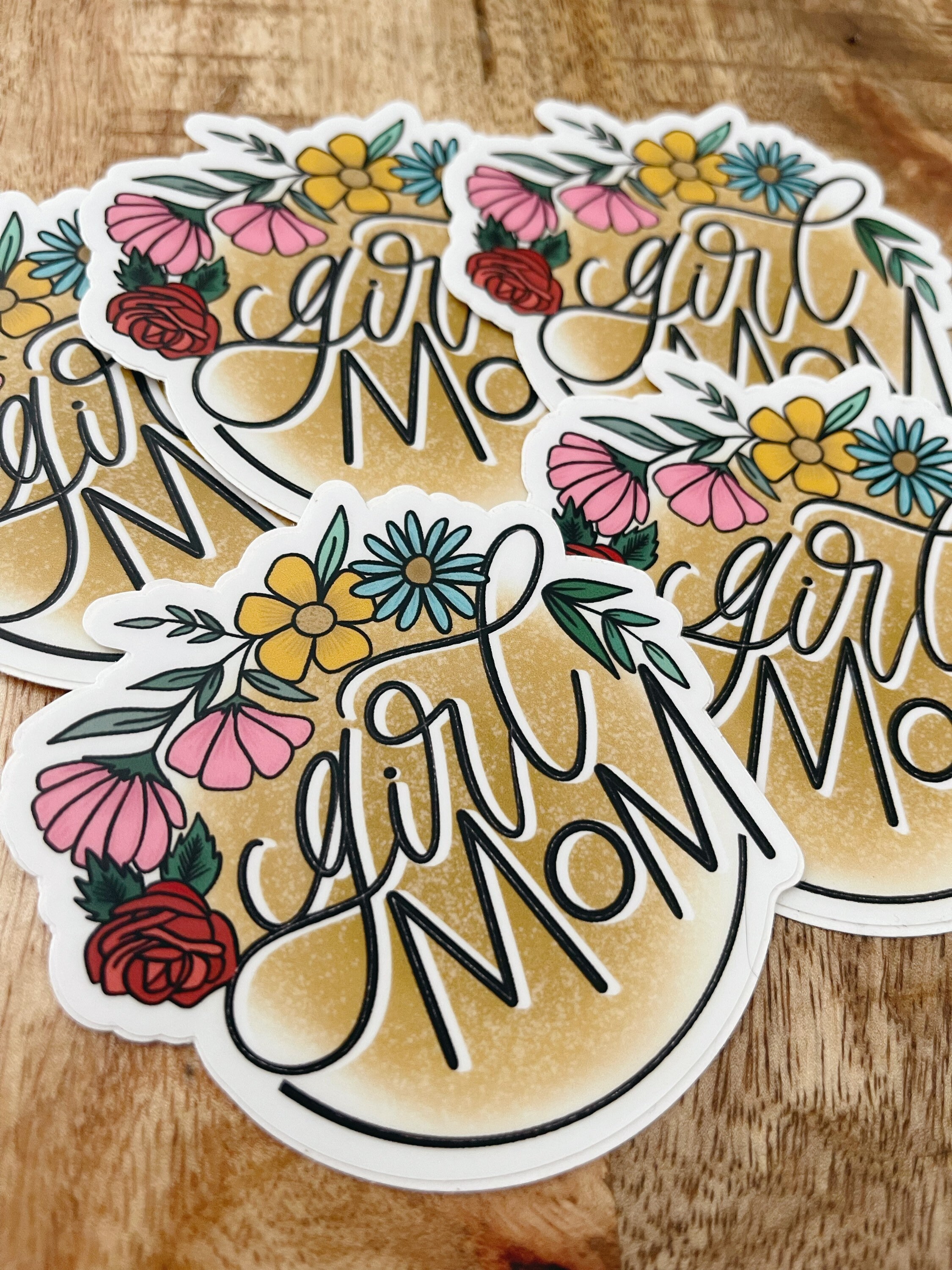 Girl Mom Die Cut Sticker - Etsy