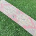 Nomadic Hand Knotted Vintage Runner, Oushak Rug Runner, Tribal ...