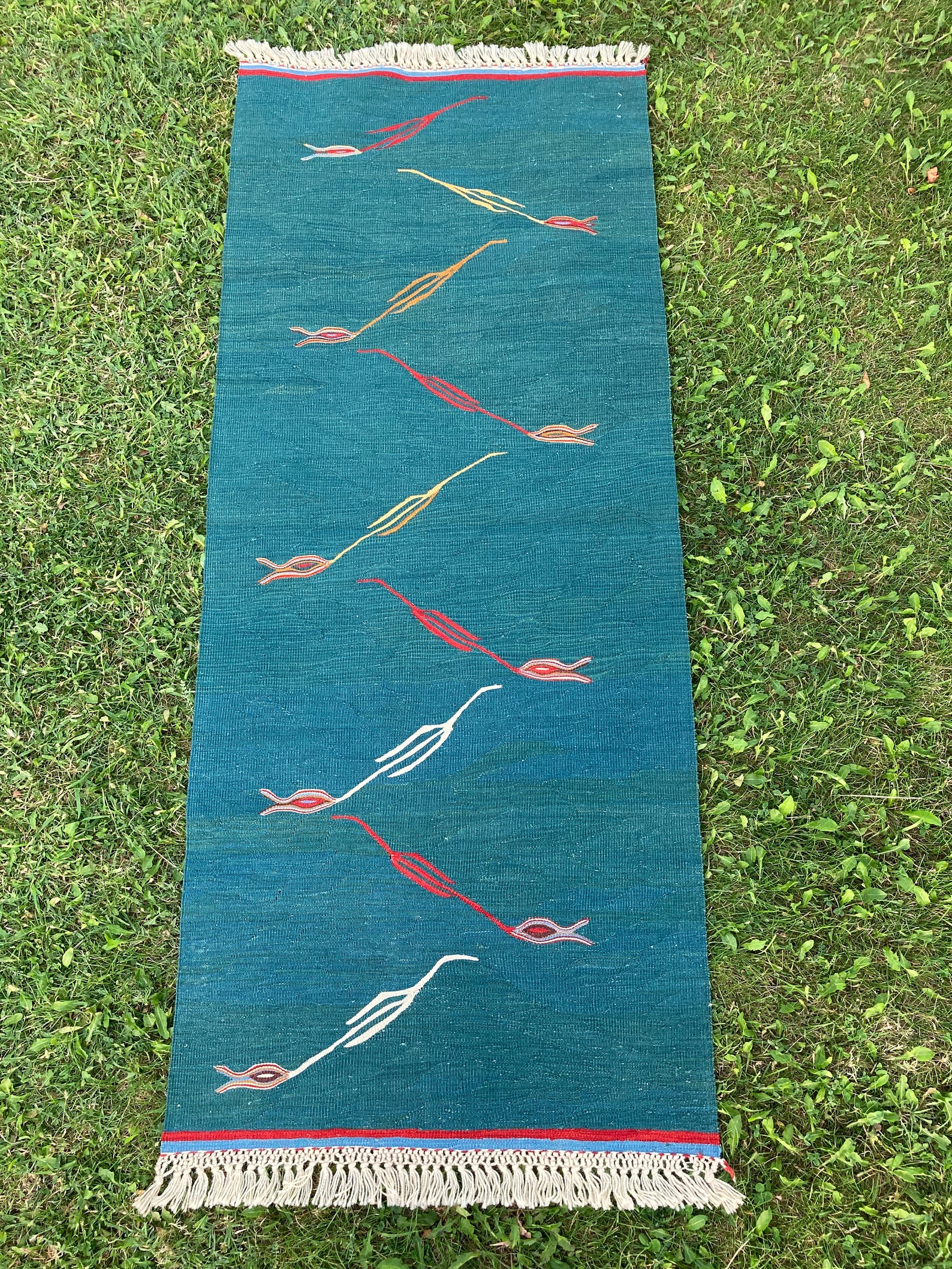 Rustic Green Kitchen Runner Rug Hallway Runner Rug Oriental | Etsy