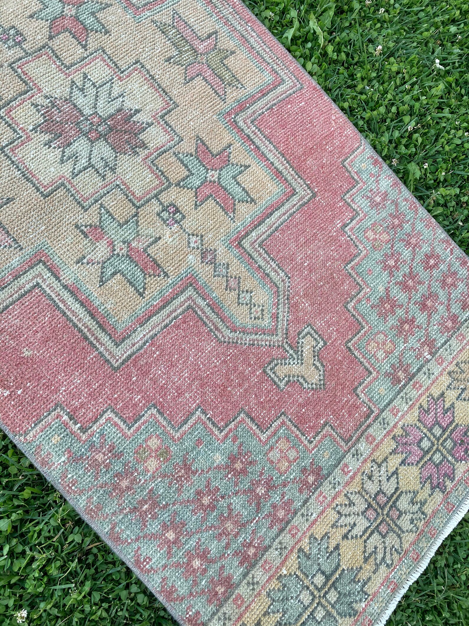 Nomadic Hand Knotted Vintage Runner Oushak Rug Runner Tribal - Etsy
