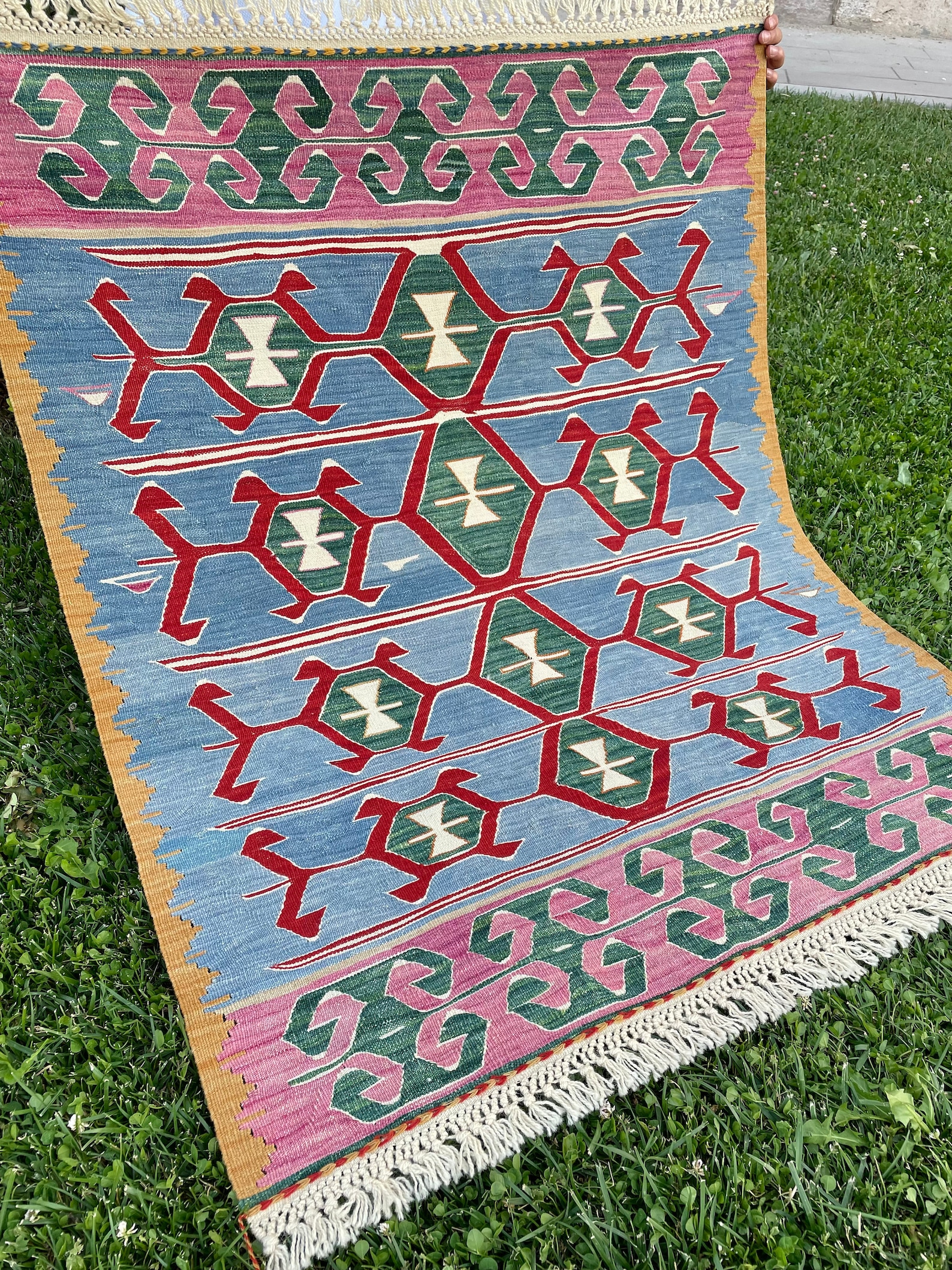 Antique Oriental Rugs for Sale Wool Kilim Rug Hand Woven | Etsy