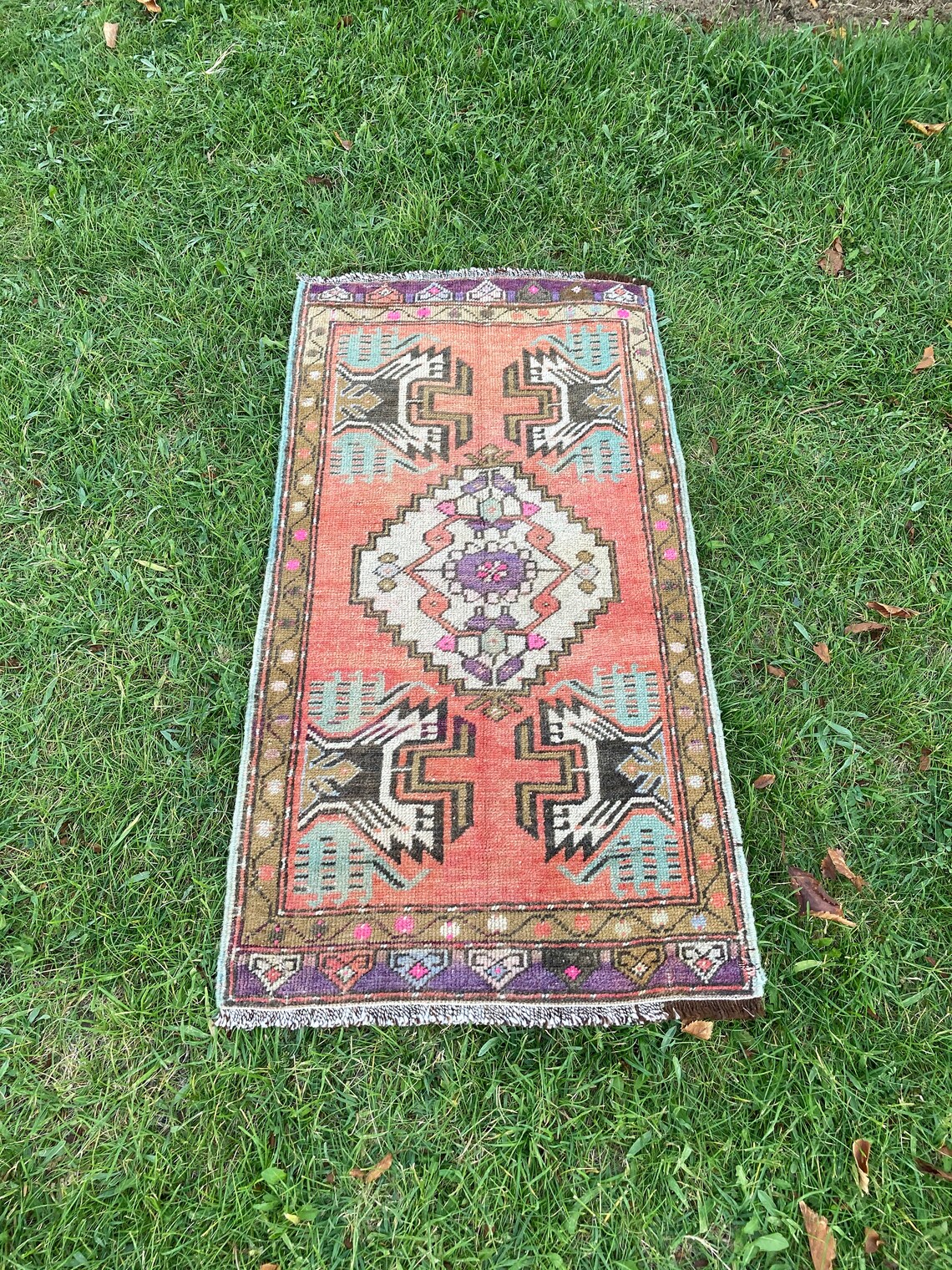 Oriental Outdoor Vintage Small Turkish Rugs Area Rug | Etsy