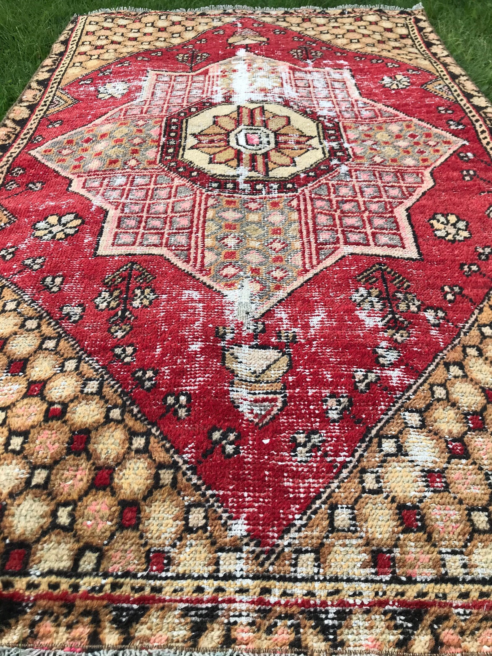 Bohemian Rugs Home Rugs Living Rug Vintage Wool Rug | Etsy