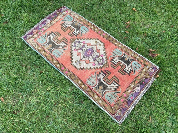 Oriental Outdoor Vintage Small Turkish Rugs Area Rug | Etsy