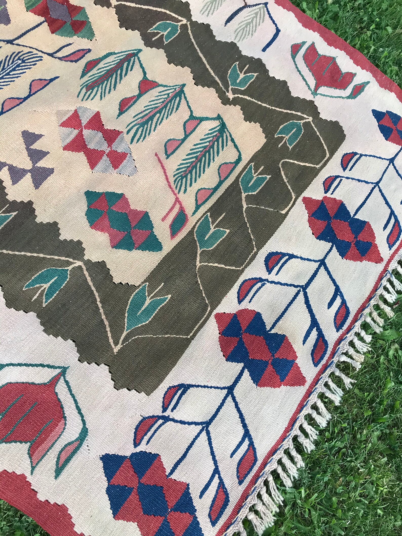 Hand Woven Kilim Rugs Home Decor And Bed Room Rug Area Rug | Etsy