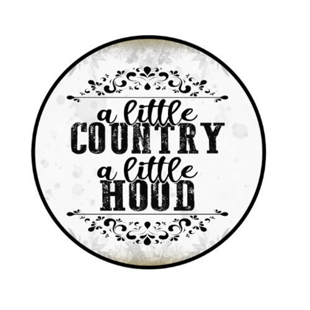 Country Sign Black and White. - Etsy