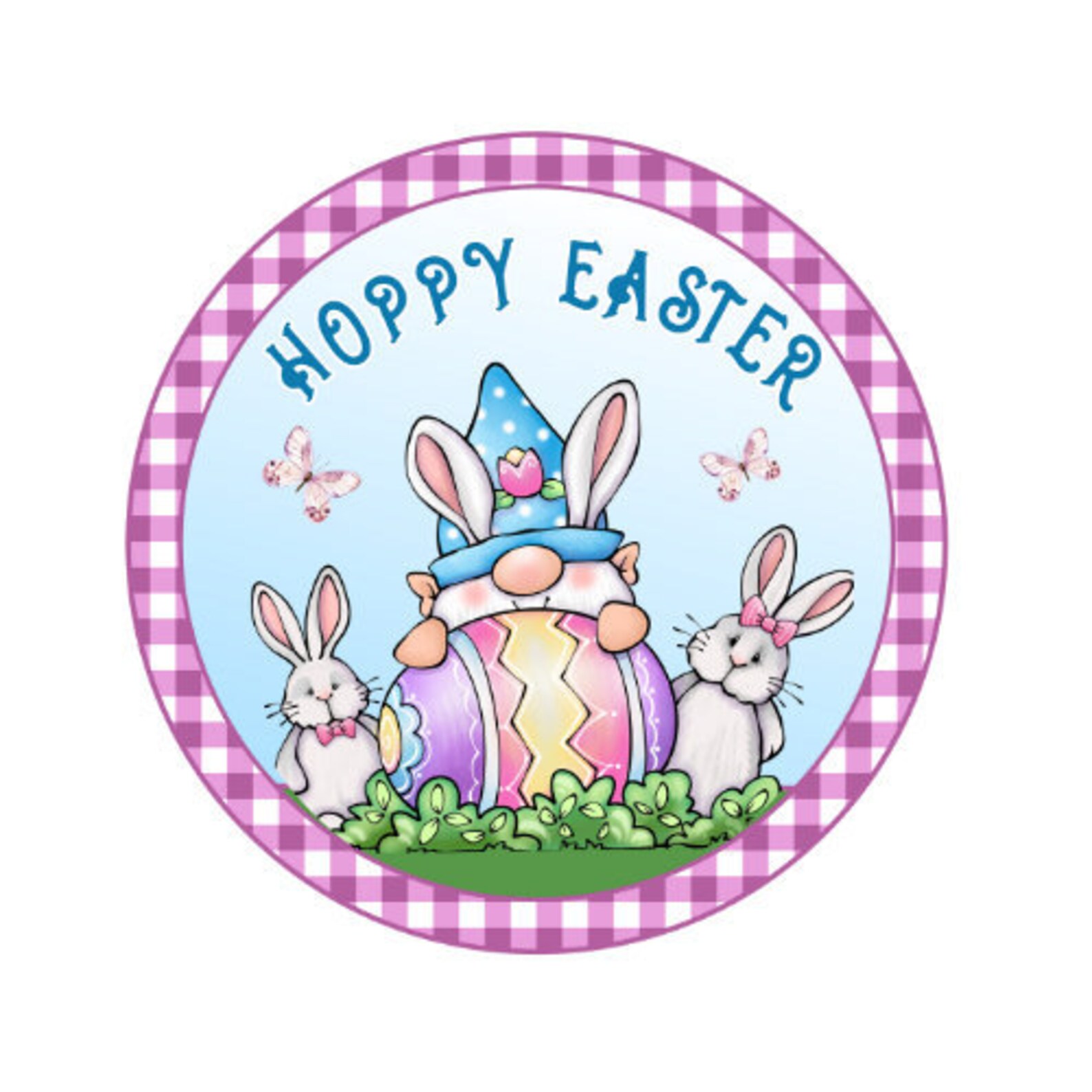 Easter Gnome Wreath Sign Gnome Wreath Attachment Gnome Home - Etsy