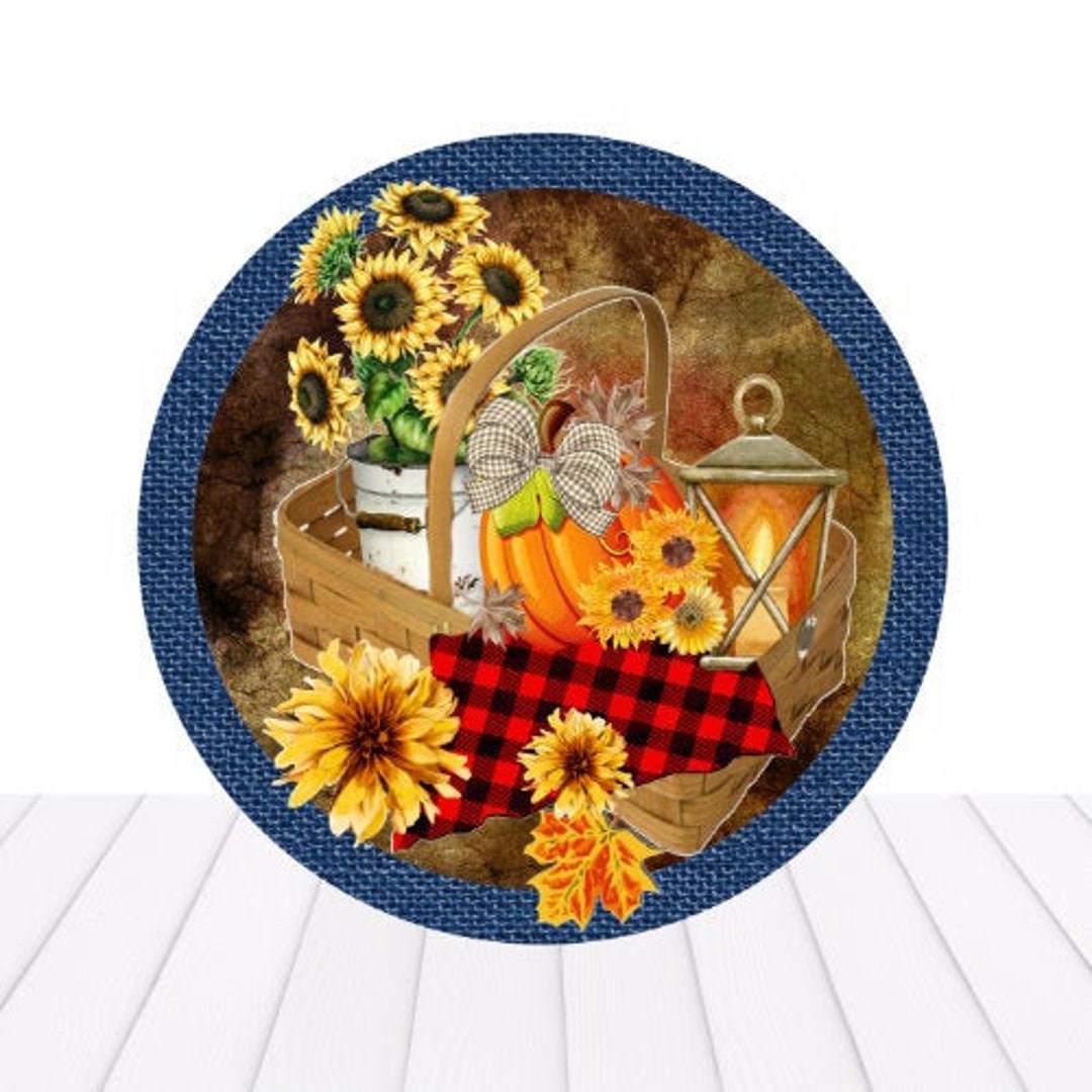 Fall Sunflowers Wreath Sign, Wall Decor, Home Decor, Fall Sign, Fall ...