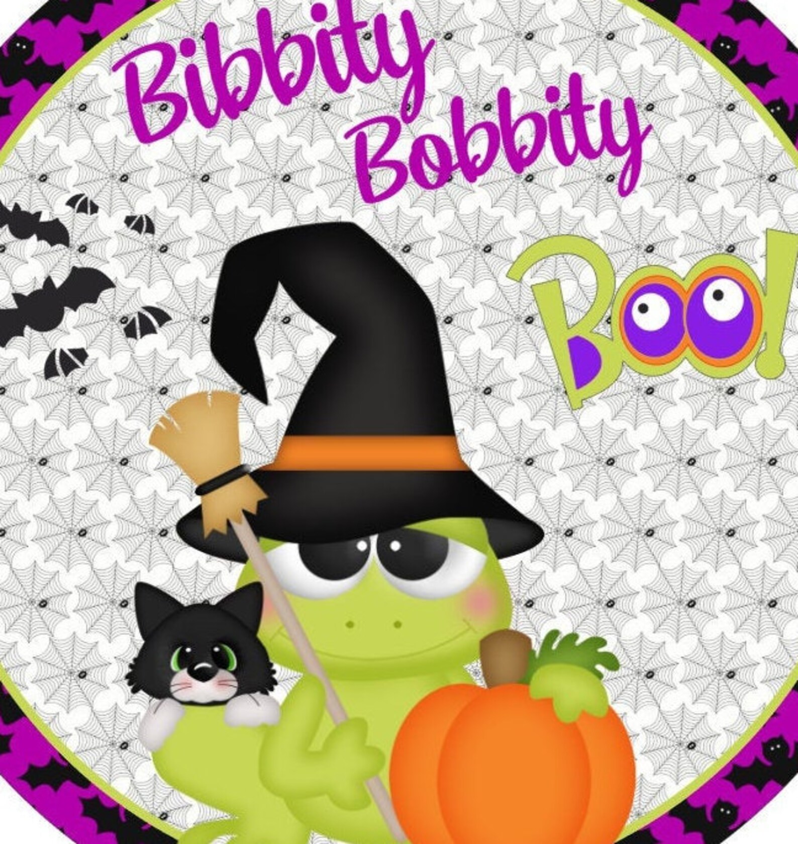Bibbity Bobbity Boo Halloween Sign Wreath Sign Wall Hanging - Etsy
