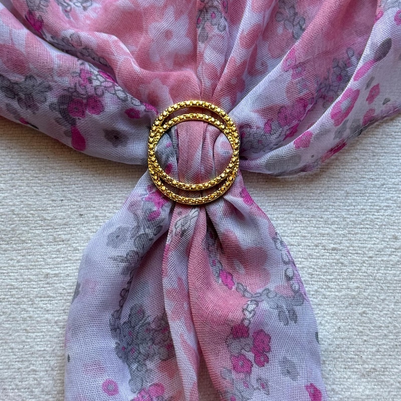 Scarf Ring - Etsy