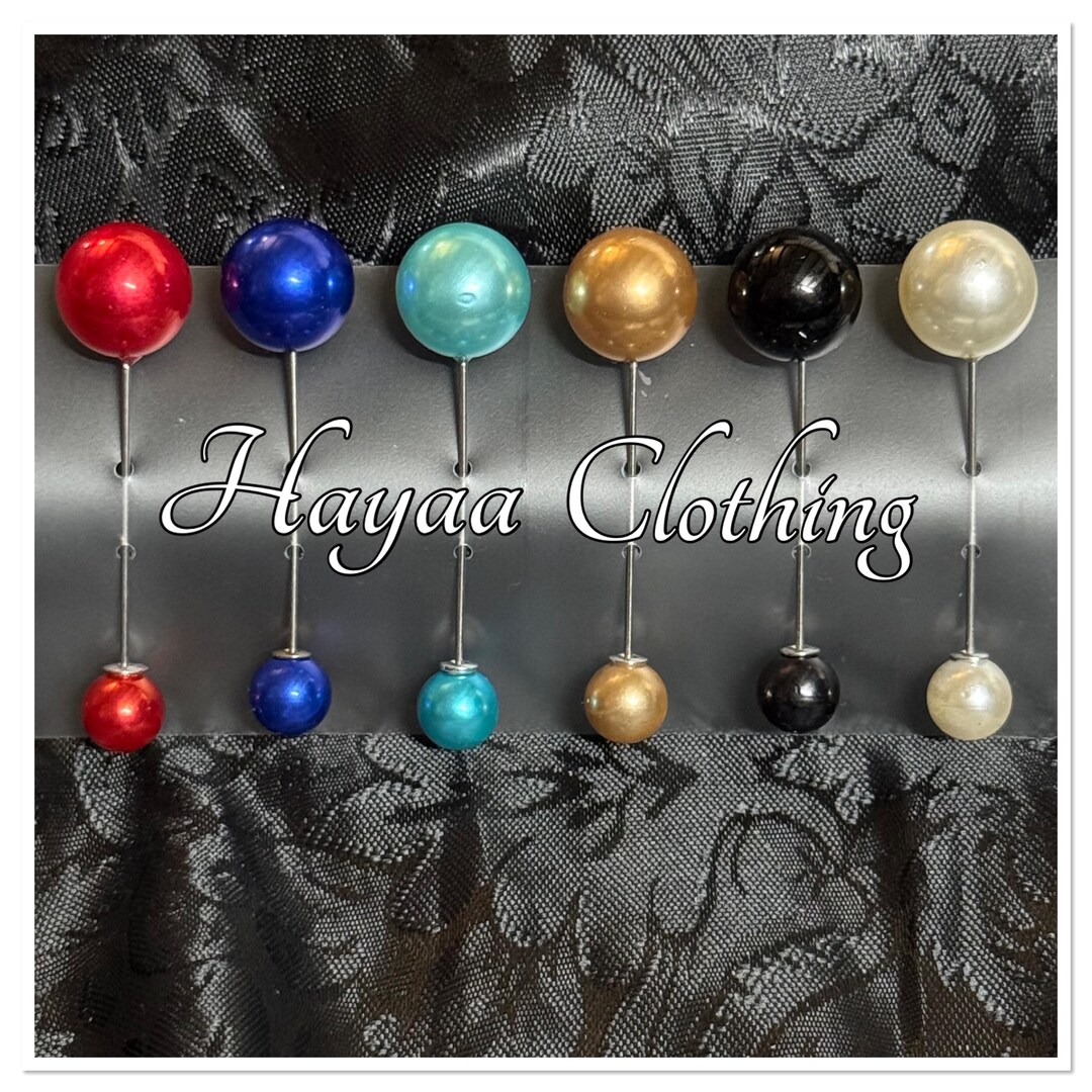 Pearl Duo Hijab Pins Stick Pins Hat Pin - Etsy