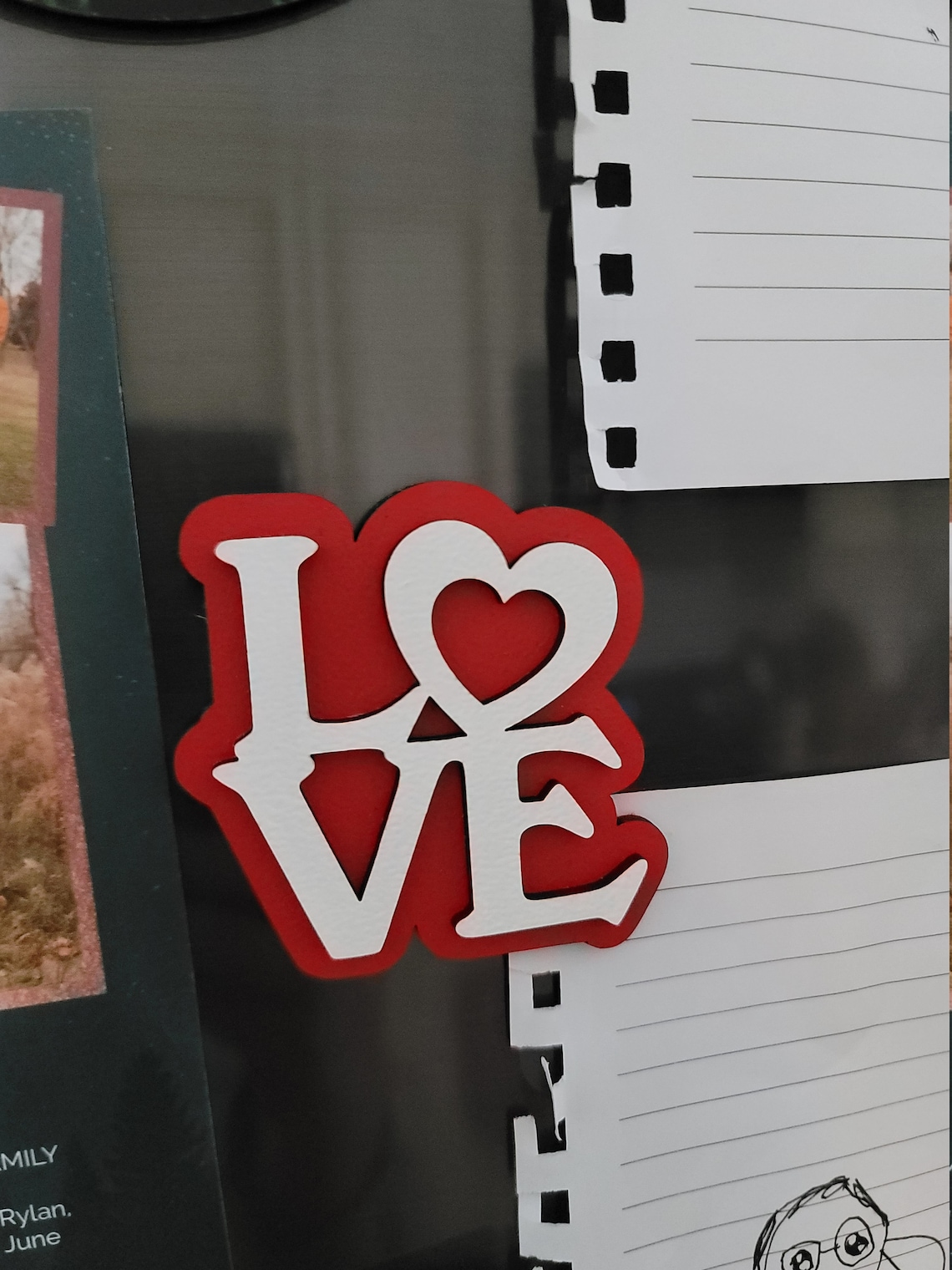 LOVE Magnet Valentine's Day Magnet Gift for Lover LOVE - Etsy