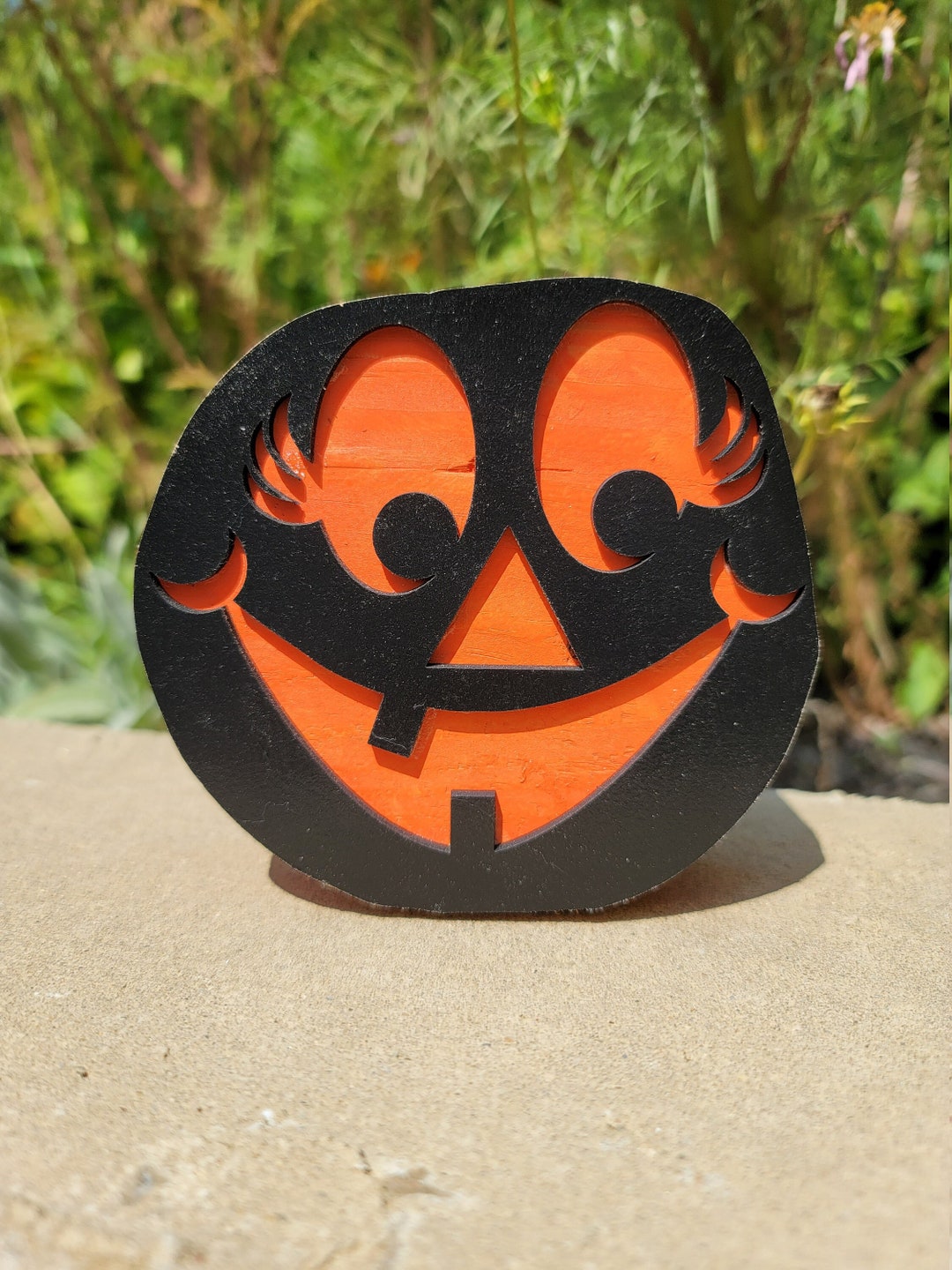 Cute Little Pumpkin Faces Pumpkin Face Repurposed Wood - Etsy