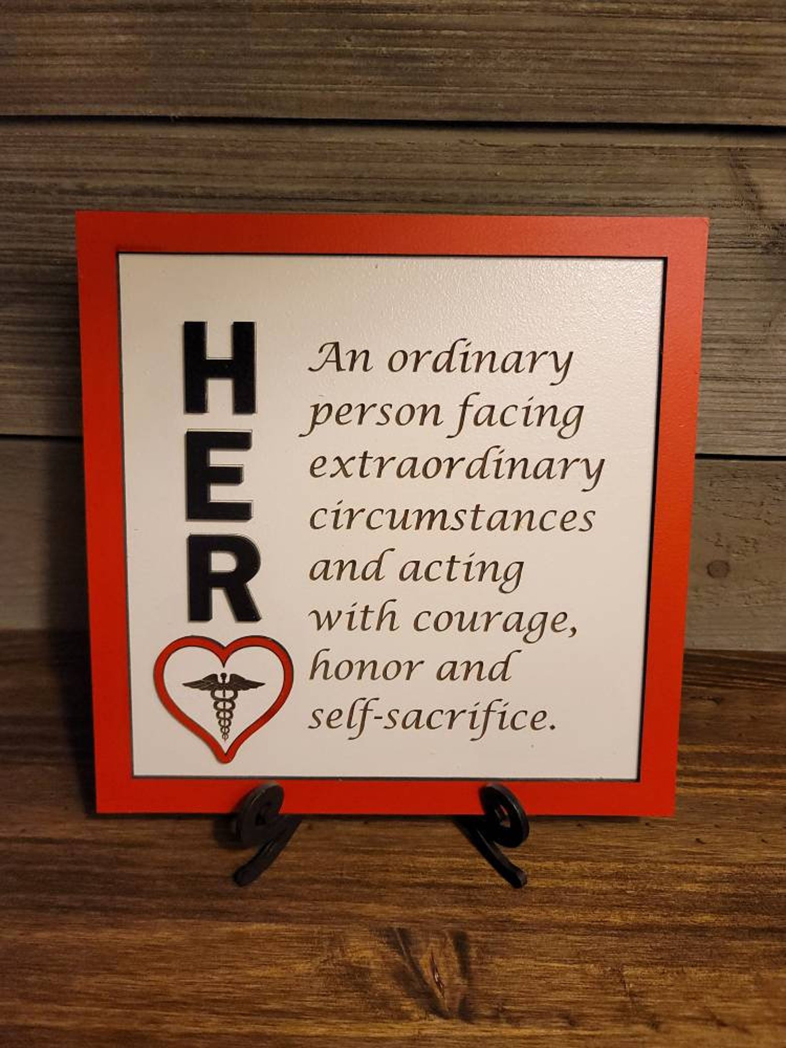 Hero Sign Police hero fire fighter hero EMT hero | Etsy