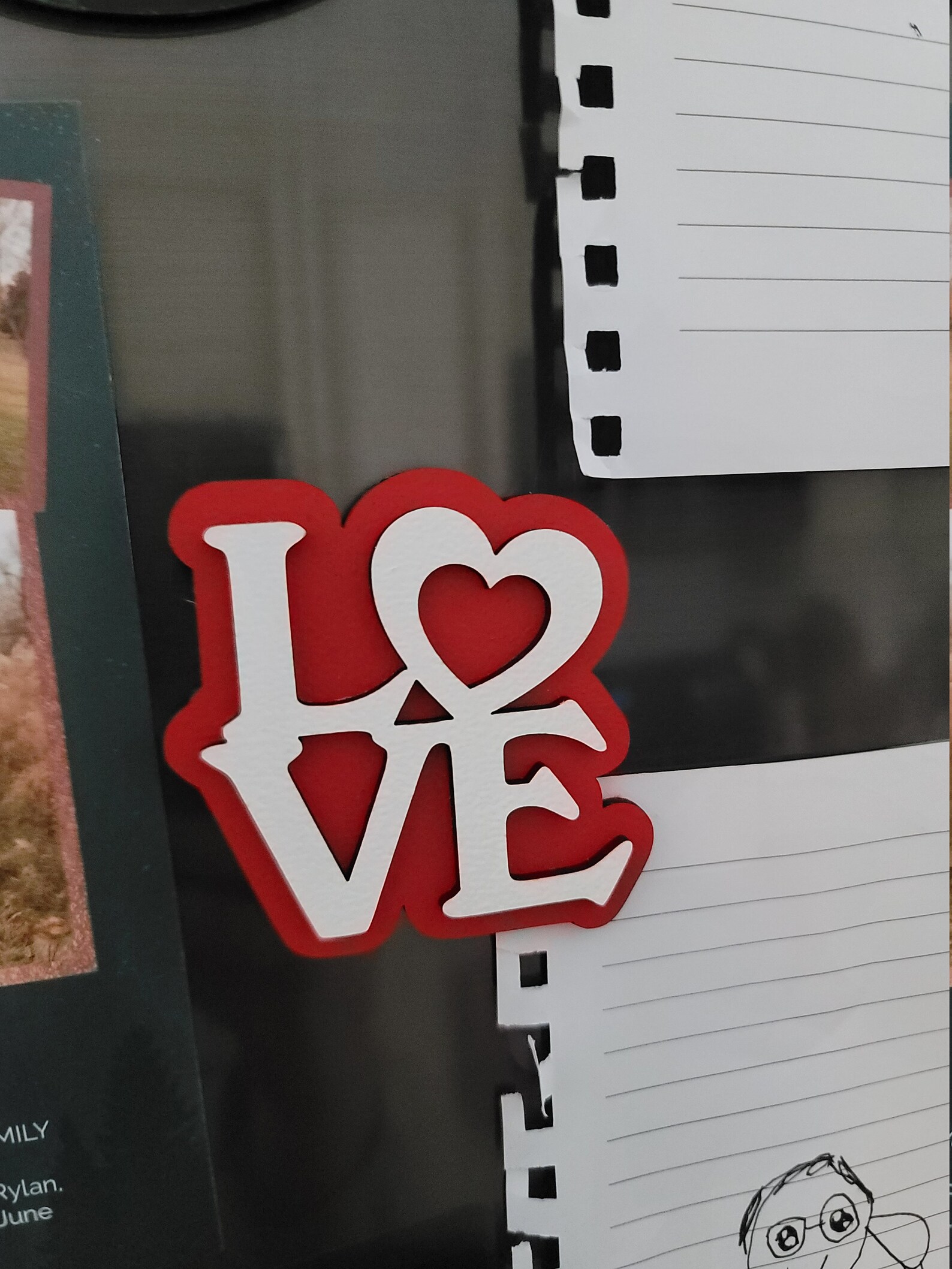 LOVE Magnet Valentine's Day Magnet Gift for Lover LOVE - Etsy