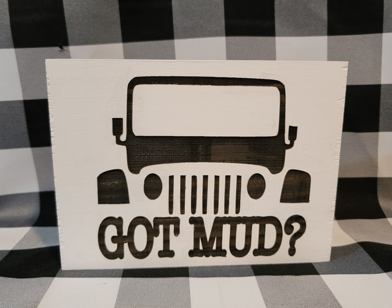 Jeep Sign Topless and Dirty Wooden Jeep Sign - Etsy