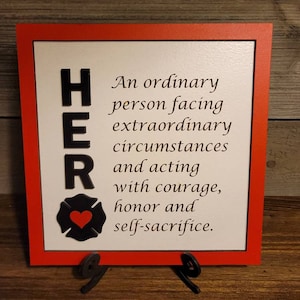 Hero Sign, Police Hero, Fire Fighter Hero, EMT Hero, Doctor/nurse Hero ...