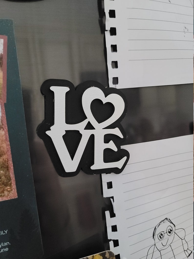 LOVE Magnet Valentine's Day Magnet Gift for Lover LOVE - Etsy