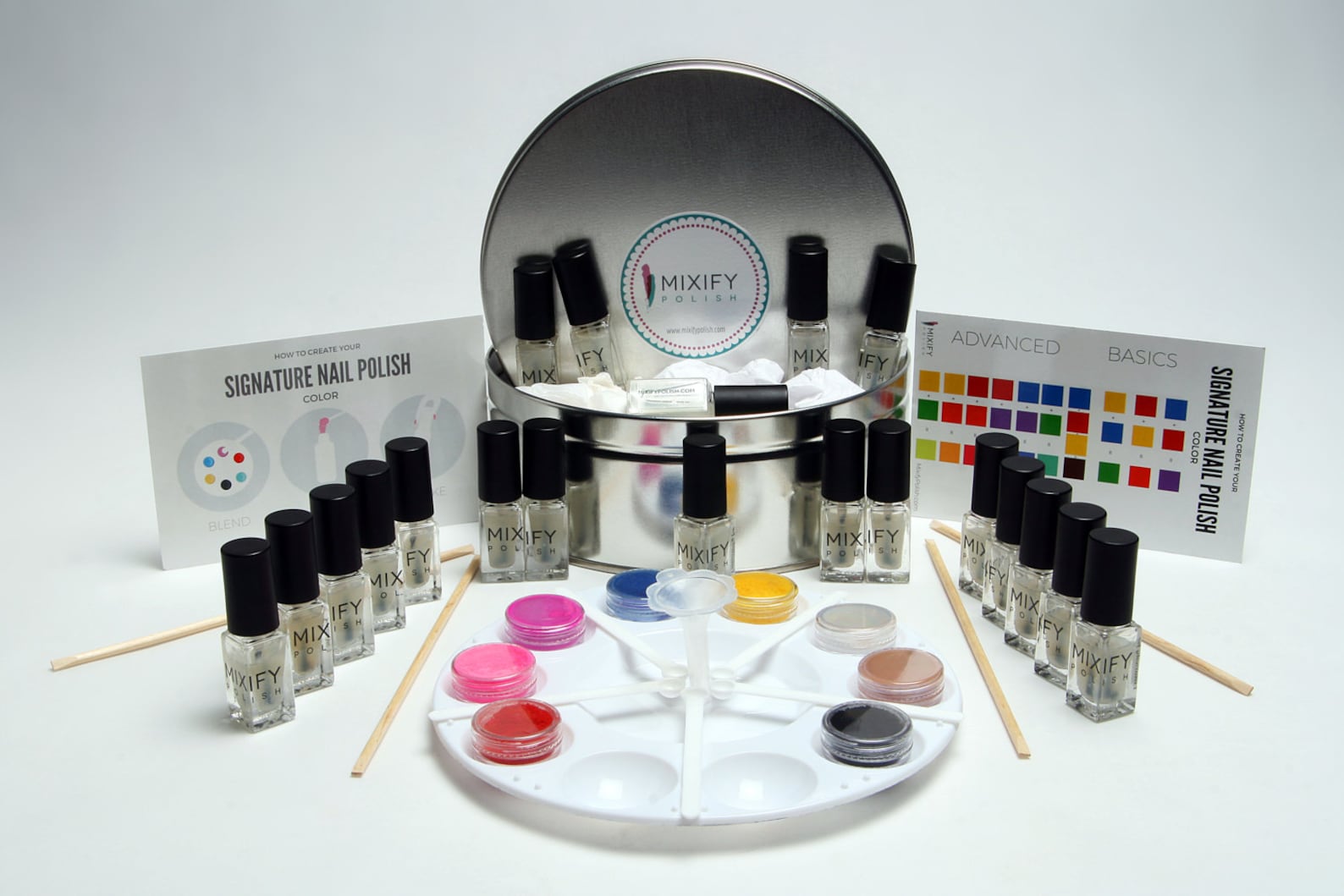Mixify Polish DIY Your Own Nail Polish Kit Gift for Girls, Perfect for ...