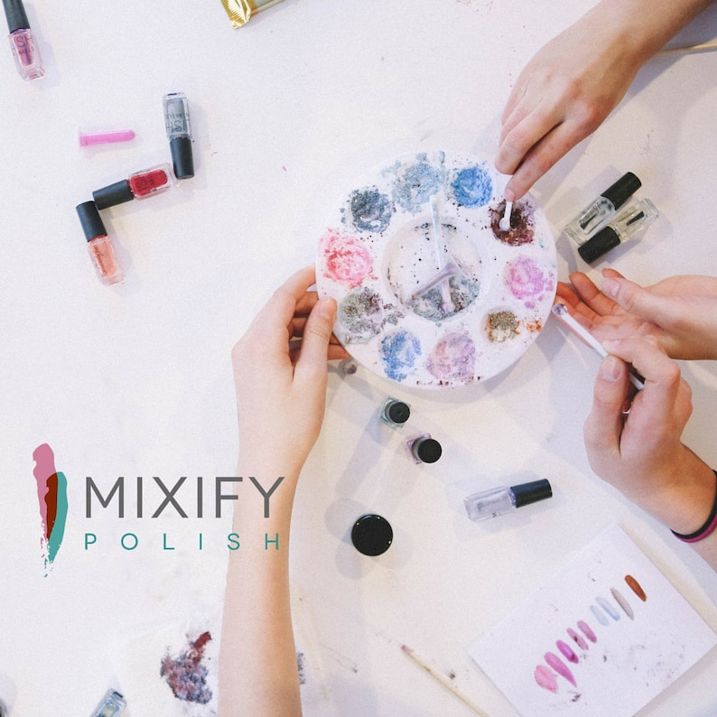 Mixify Polish DIY Your Own Nail Polish Kit Gift for Girls, Perfect for ...
