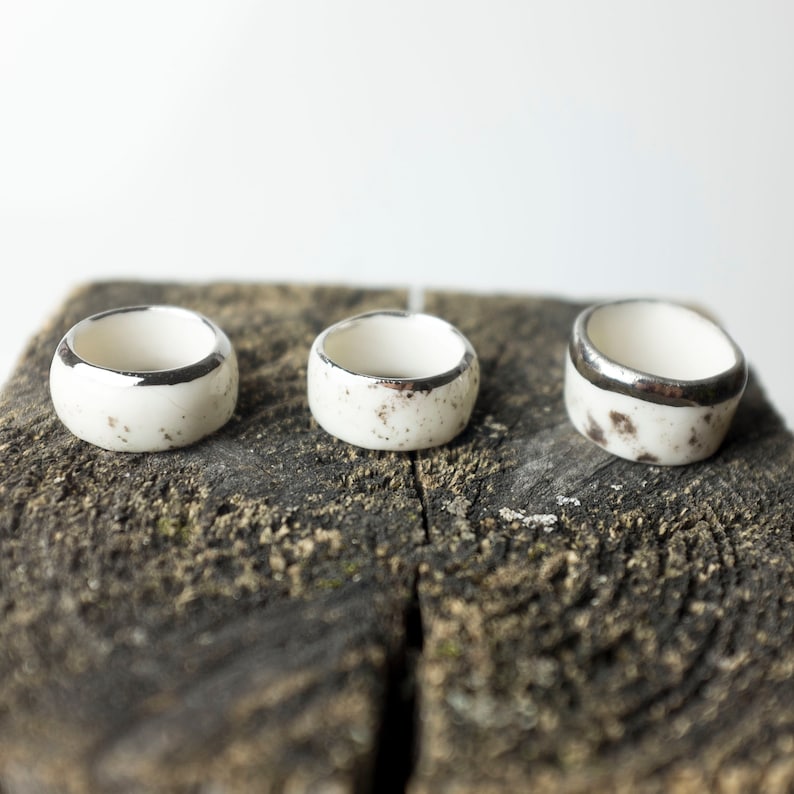 Ceramic Ring Porcelain Ring Handmade Porcelain Ring | Etsy