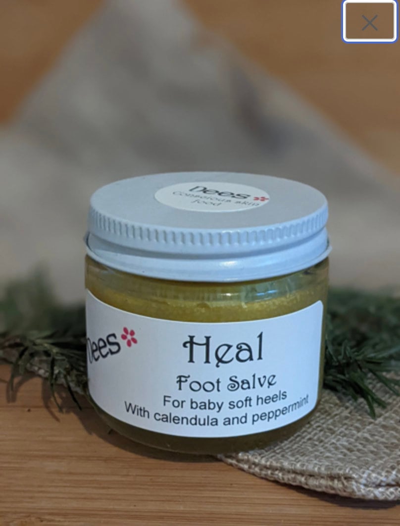 Foot Cream. Heel Salve. Organic Salve With Calendula. Soothes Cracked ...