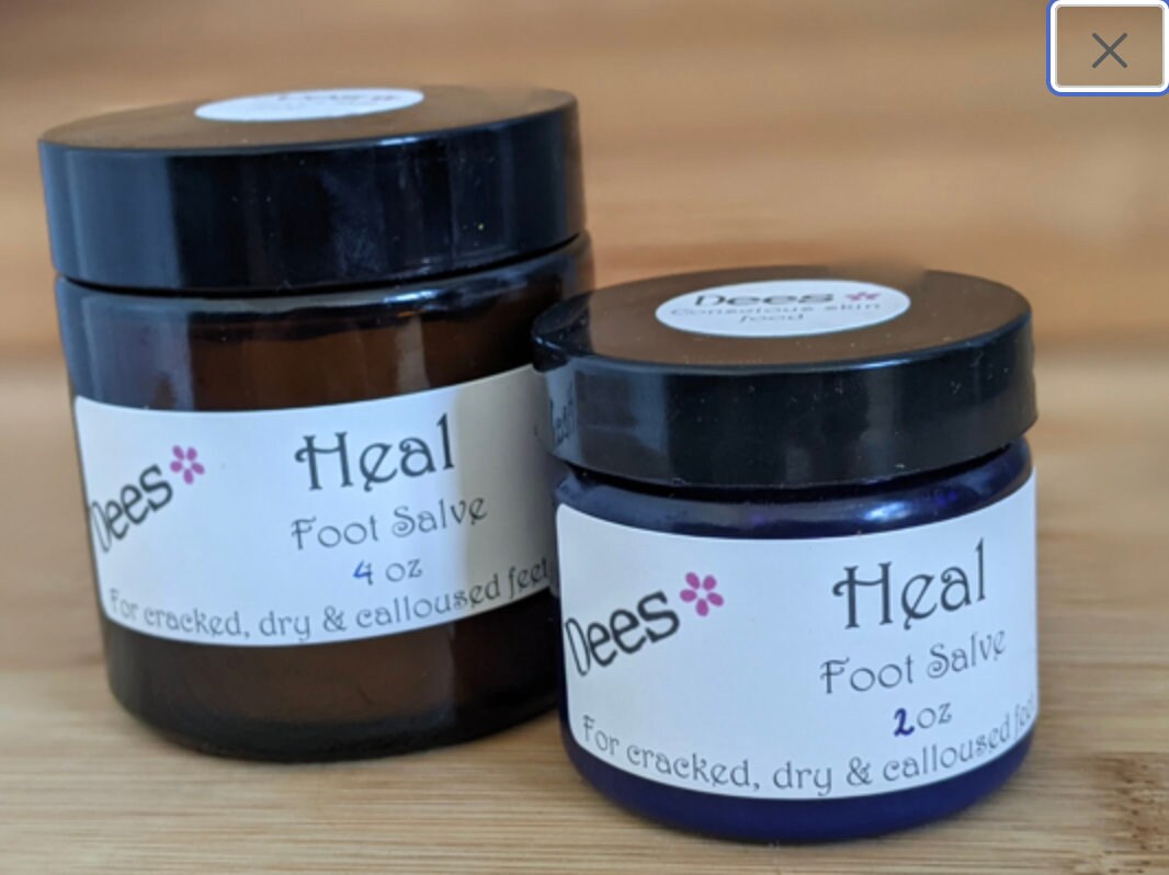 Foot Cream. Heel Salve. Organic Salve With Calendula. Soothes Cracked ...