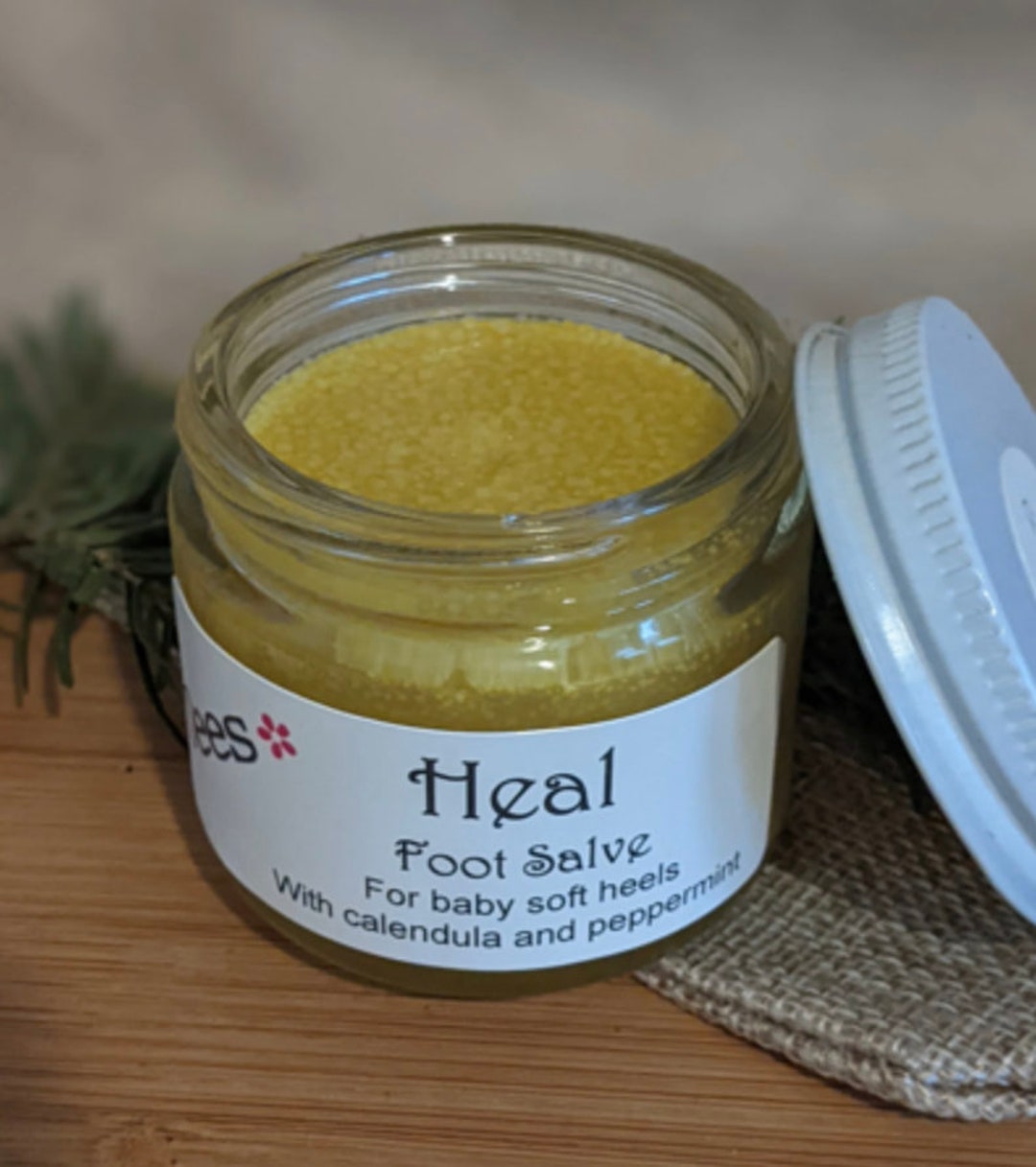 Foot Cream. Heel Salve. Organic Salve With Calendula. Soothes Cracked ...